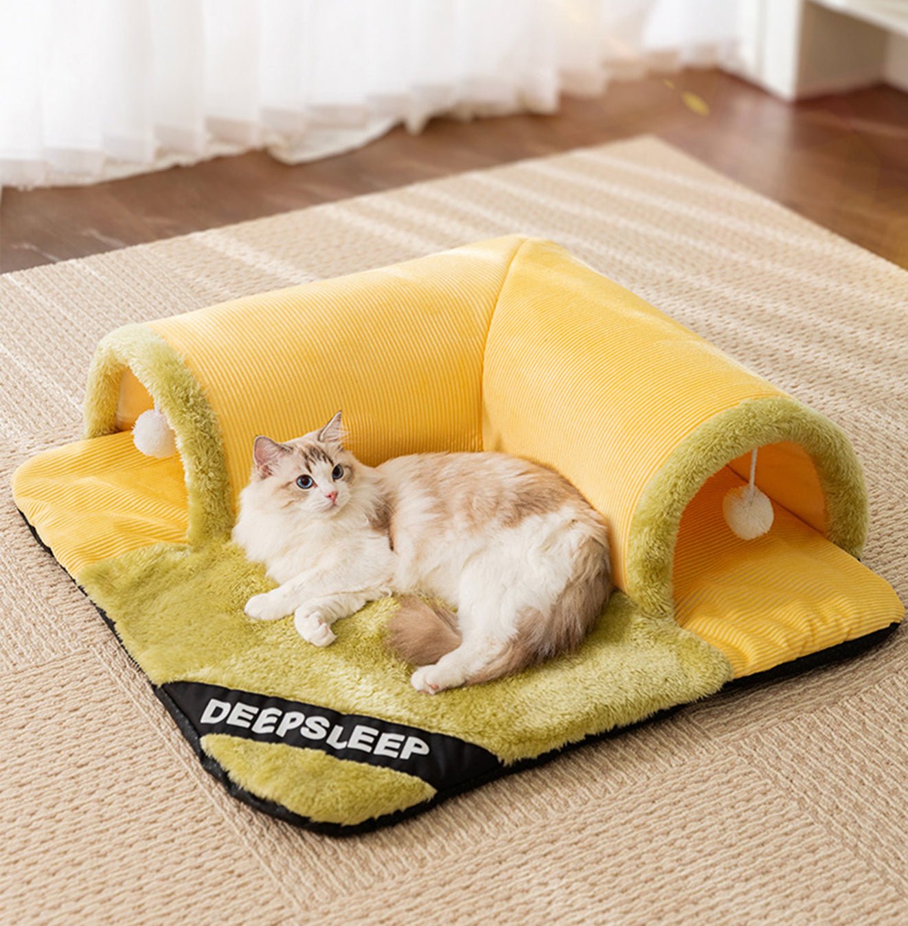 Cat tunnel bed store